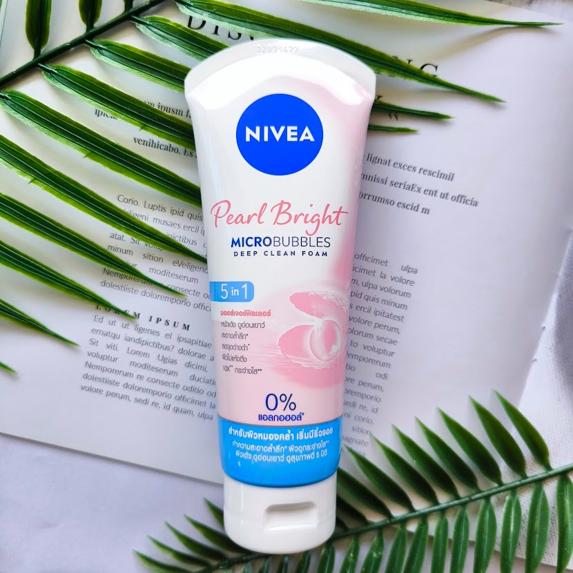 Nivea Pearl Bright Micro Bubbles Deep Clean Foam 50/100 g นีเวีย เพิร์ล ...
