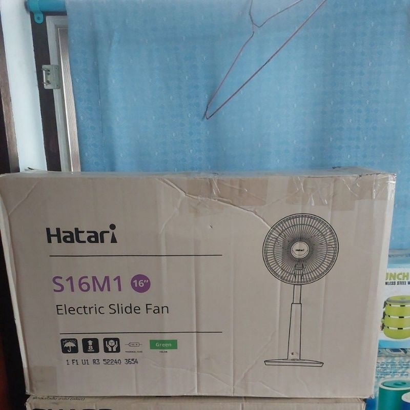 พัดลม Hatari ขนาด 16" สีเขียว รุ่น S16M1 | Shopee Thailand