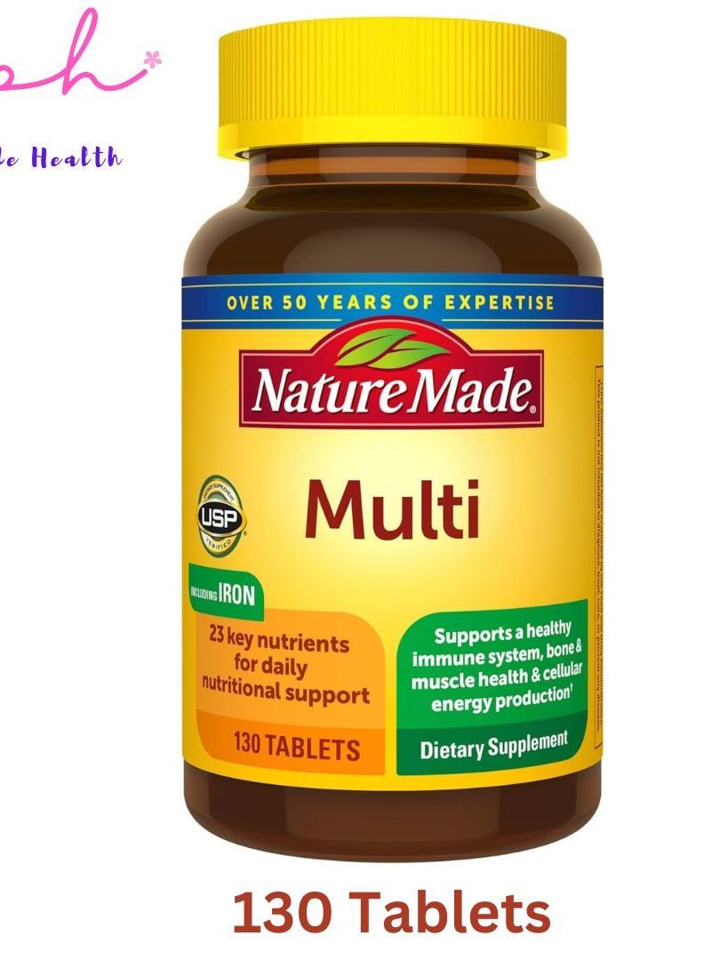 Nature Made Multi Complete with Iron 130 Tablet วิตามินรวม ผสมธาตุเหล็ก ...
