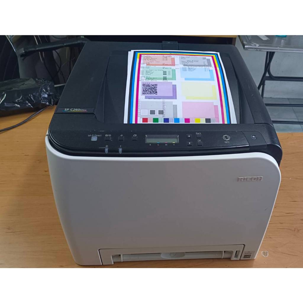 Printer Ricoh Aficio SP C260DNw (Laser Color) พร้อมใช้งาน | Shopee Thailand