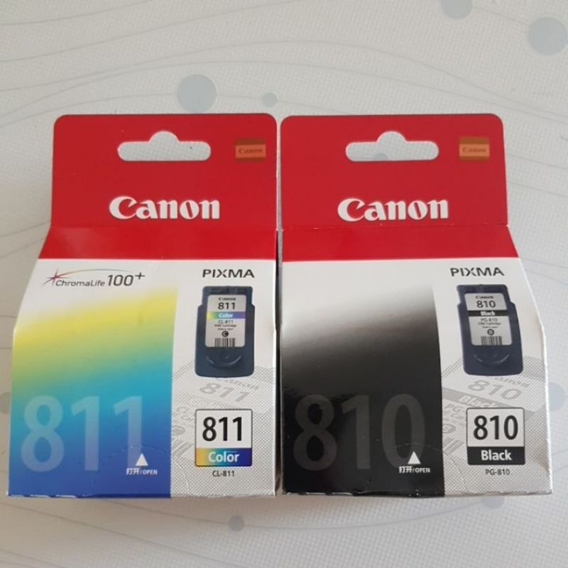 canon 810-811 ดำ+สี ของแท้ของใหม่ 100% มีรับประกัน | Shopee Thailand