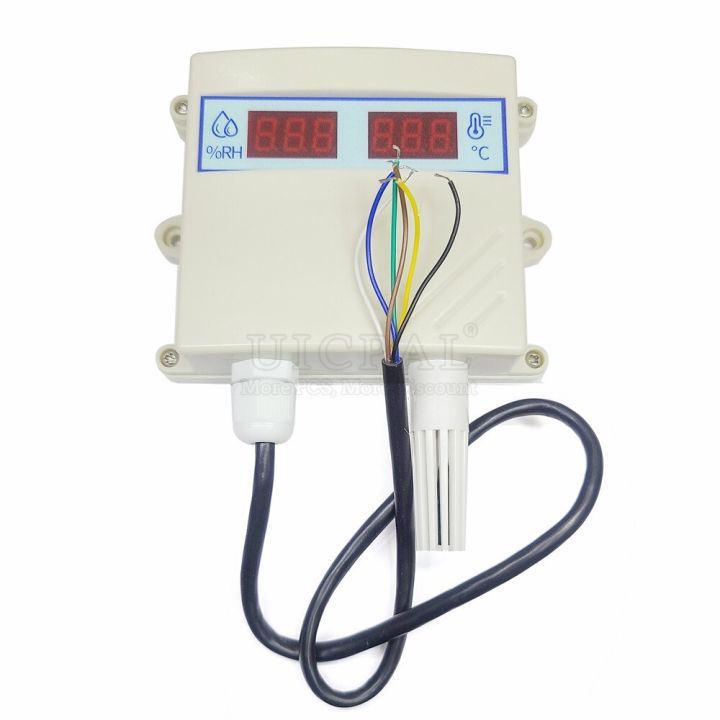 Temperature Humidity Sensor Output 4-20mA Waterproof Digital Display ...