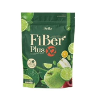 สูตรใหม่ เดลล่า ไฟเบอร์ พลัส เอ็กซ์ทู DELLA Fiber Plus X2 (1 ห่อ มี 7 ...