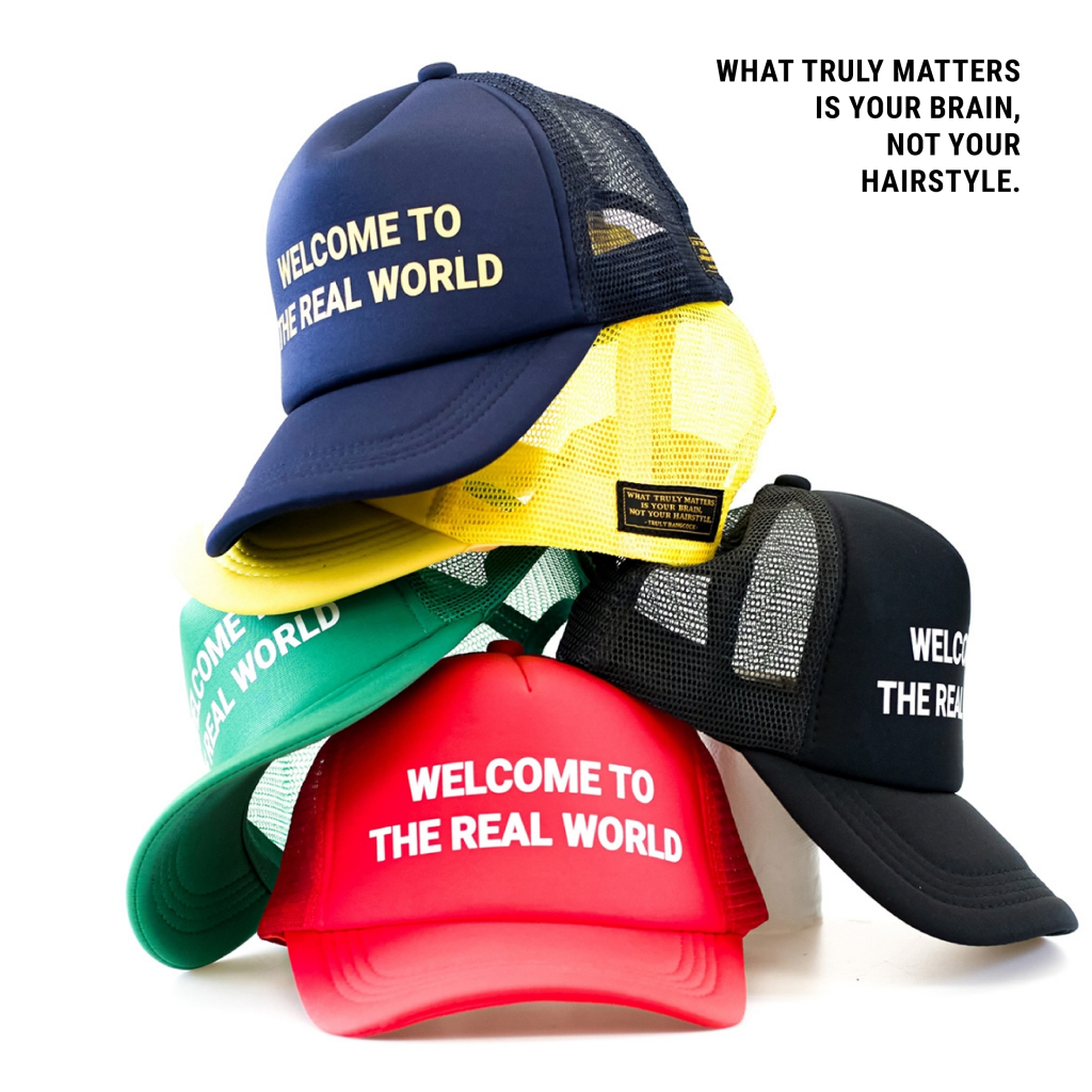 TRULY หมวก welcome to the real world | Shopee Thailand