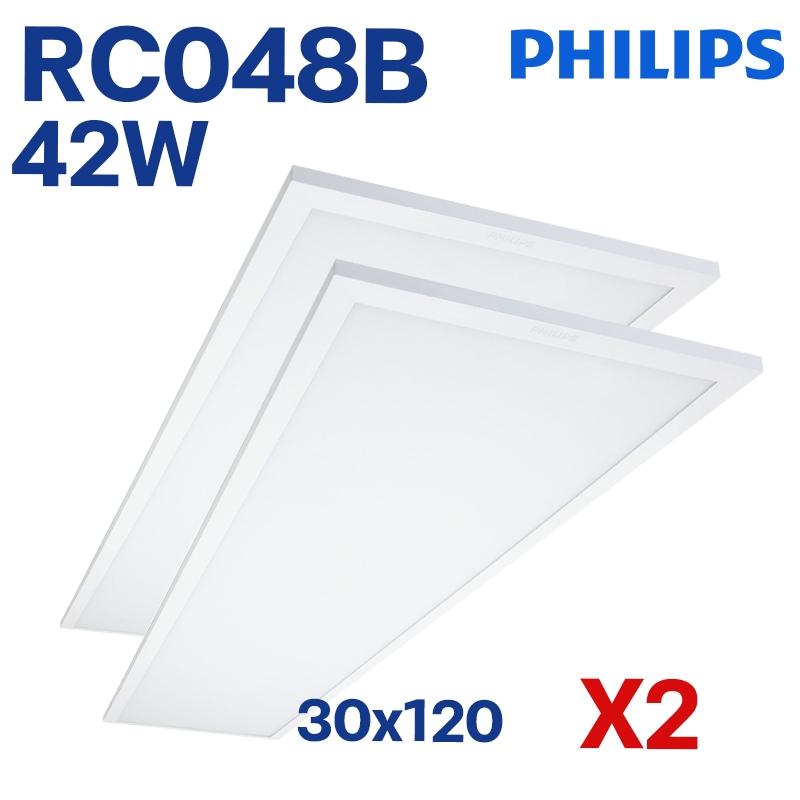 (รุ่นใหม่สุด) Philips รุ่น RC048B LED Panel 38w 60x60 / 42w 30x120 โคม ...