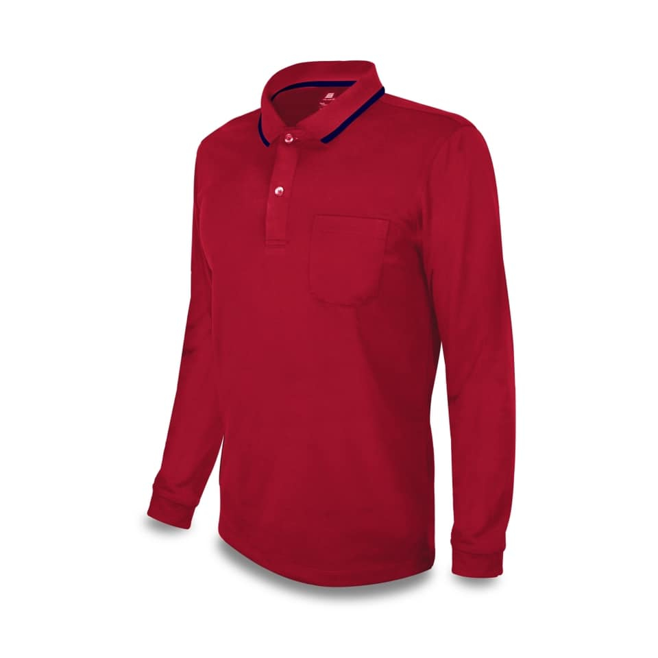 เสื้อโปโลแขนยาว Poligan S คอปกแขนยาว สีล้วน กรม ขาว ชมพู ดำ แดง ...