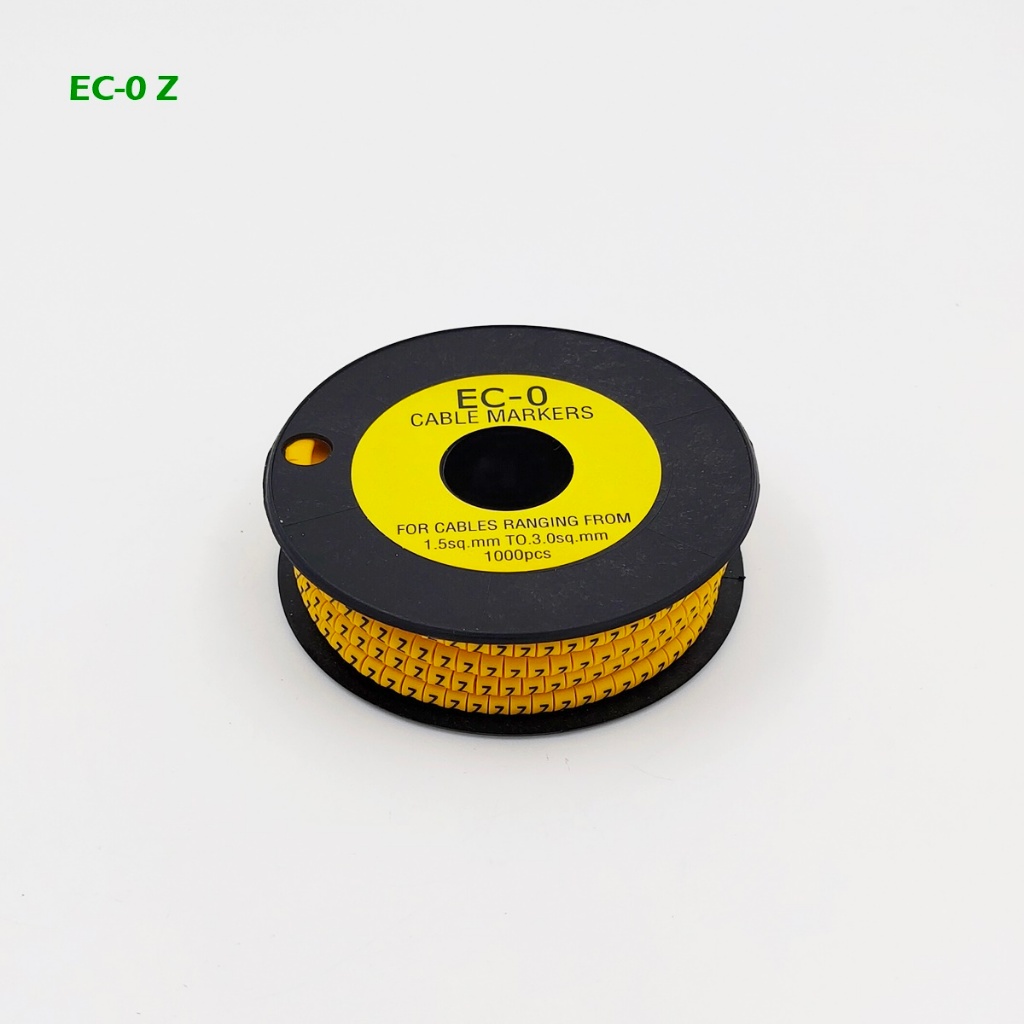 EC-0 EC Type cable marker เคเบิ้ลมาร์คเกอร์ ตัวอักษร A-Z สำหรับสาย ...