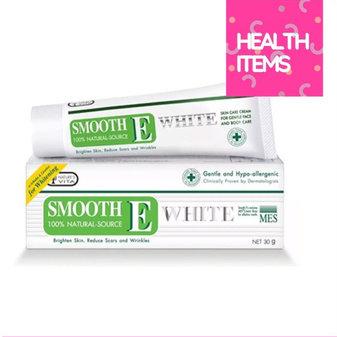 Smooth E Cream Plus White 📣📣 รอยแผลเป็น | Shopee Thailand