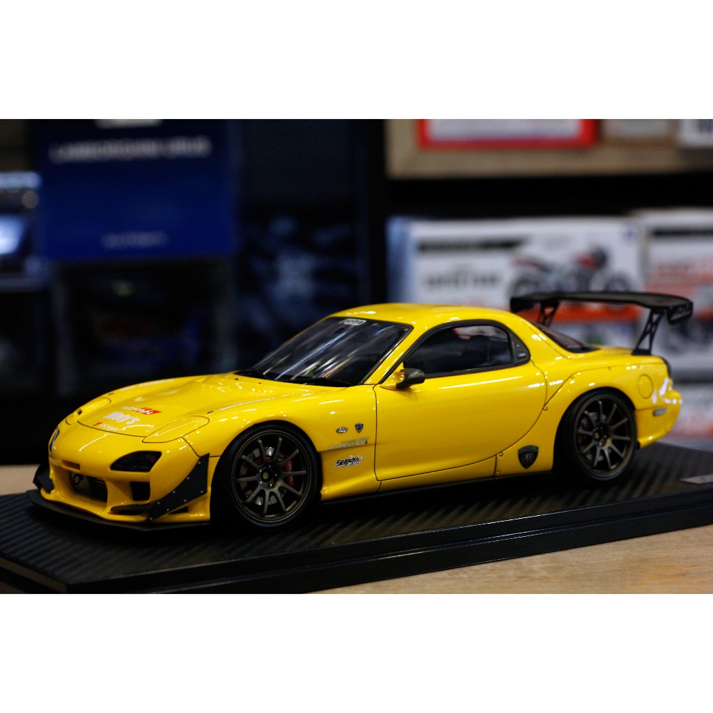 Ignition Model : IG2043 FEED RX-7 (FD3S) Yellow 1:18 | Shopee Thailand