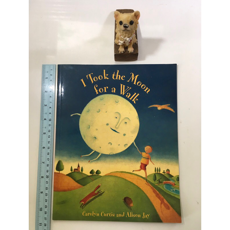 I Took the Moon for a walk By Carolyn Curtis หนังสือภาษาอังกฤษมือสองปก ...