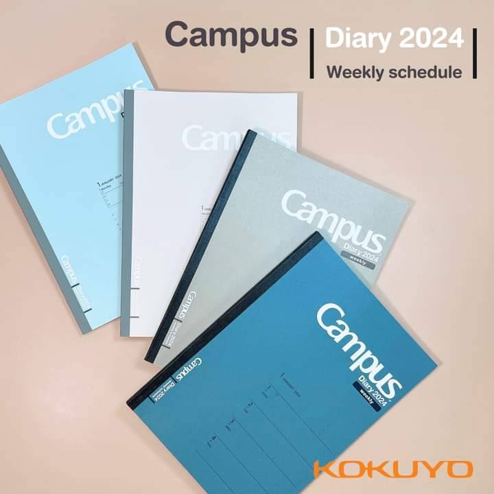 KOKUYO "Campus Diary 2024 “ รุ่น monthly appointments | Shopee Thailand