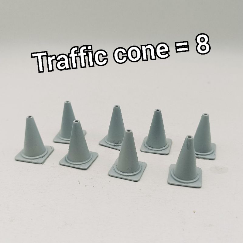 1/35 traffic Barrier traffic cone ชุดจราจร แบริเออร์ กรวยจราจร ประกอบ ...