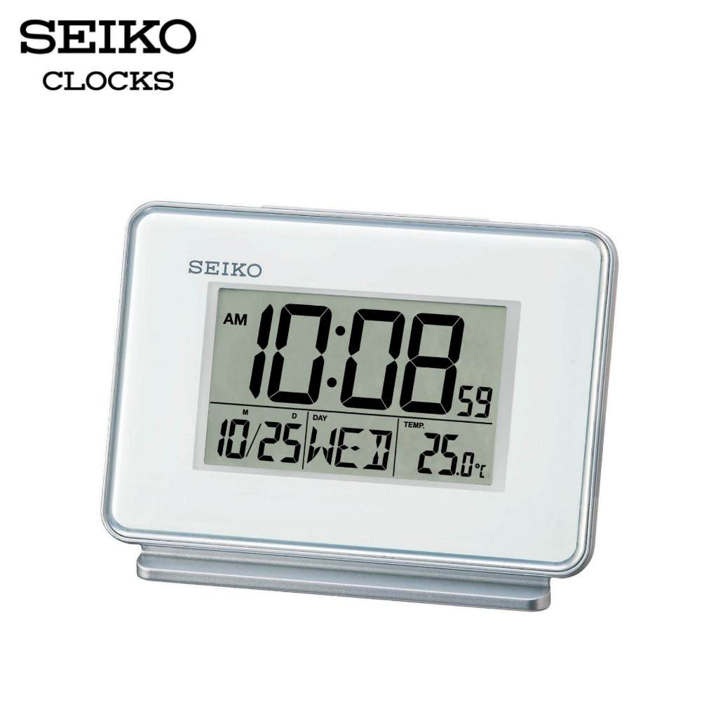 SEIKO CLOCKS นาฬิกาดิจิตอล รุ่น QHL068W ขนาด 4x4.9นิ้ว | Shopee Thailand