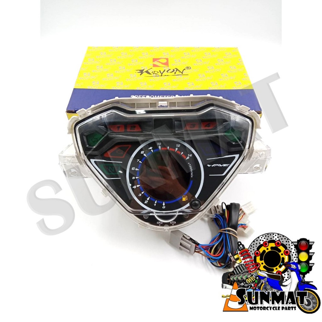 เรือนไมล์ เรือนไมล์ดิจิตอล HONDA WAVE 110i LED (2019-2020) พร้อมสายไฟ ...