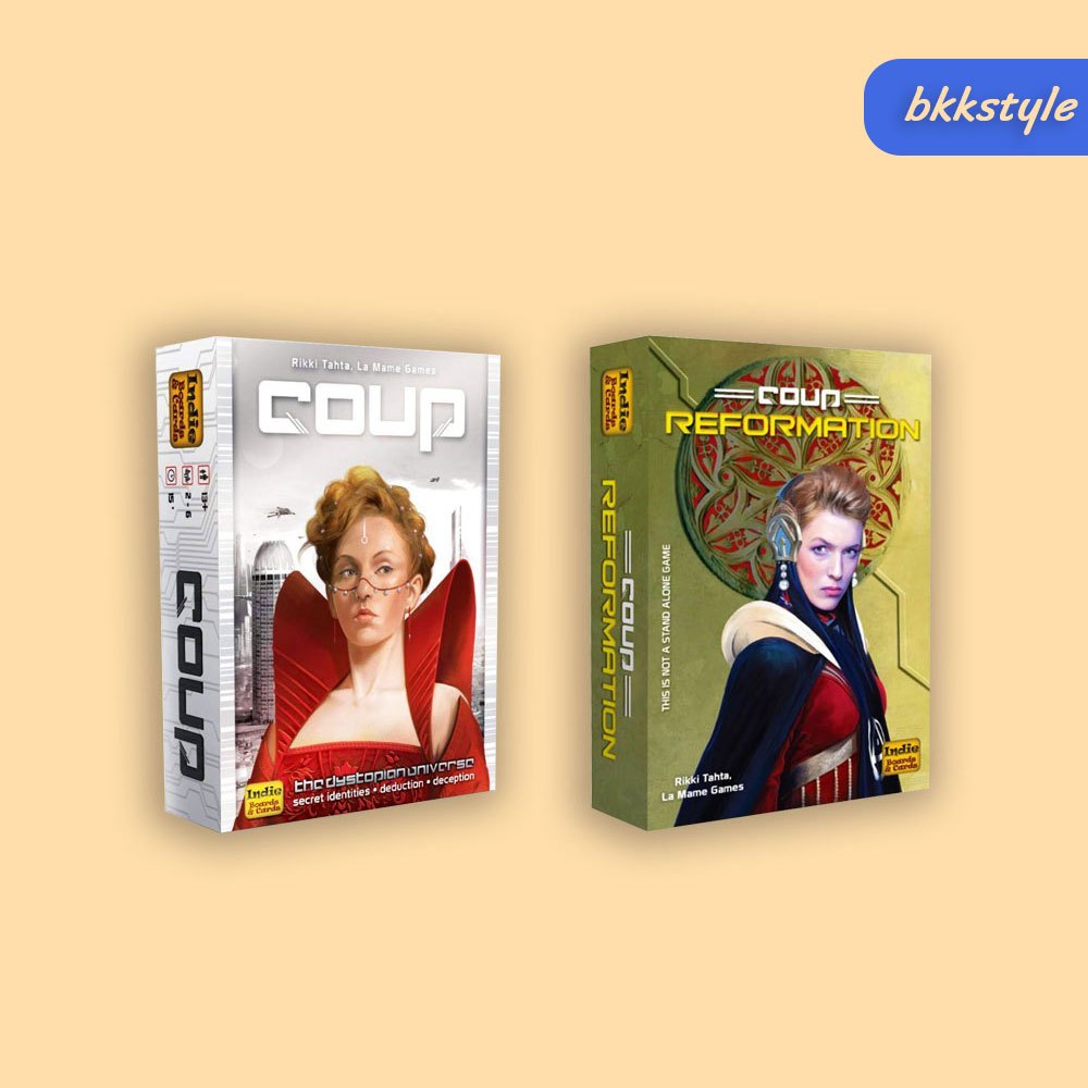 การ์ดเกม Coup Reformation เกมโค่นอำนาจ 📌 พร้อมส่ง | Shopee Thailand