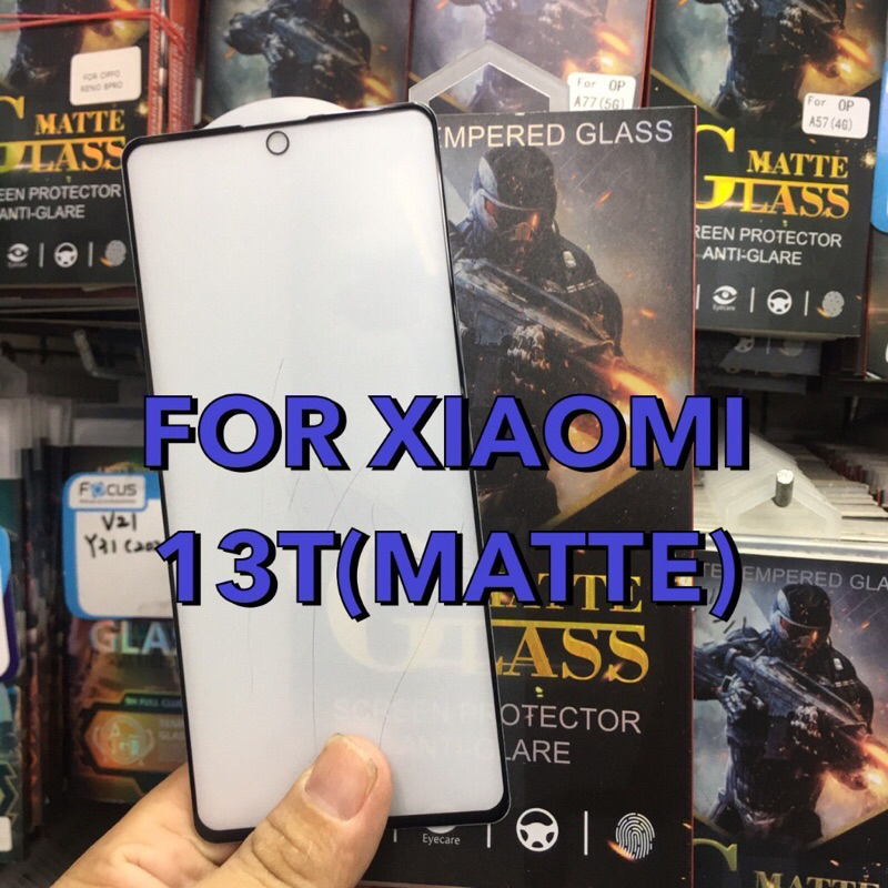 ฟิล์มกระจกเต็มจอ(แบบด้าน) รุ่น Xiaomi 13T/13T Pro (ตรงรุ่น) ฟิล์มเต็มจอด้านลดรอยนิ้วมือ สินค้า ...