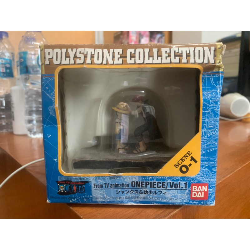 BANDAI ONE PIECEมือสอง POLYSTONE COLLECTION - SHANKS & LUFFY figure มือ ...