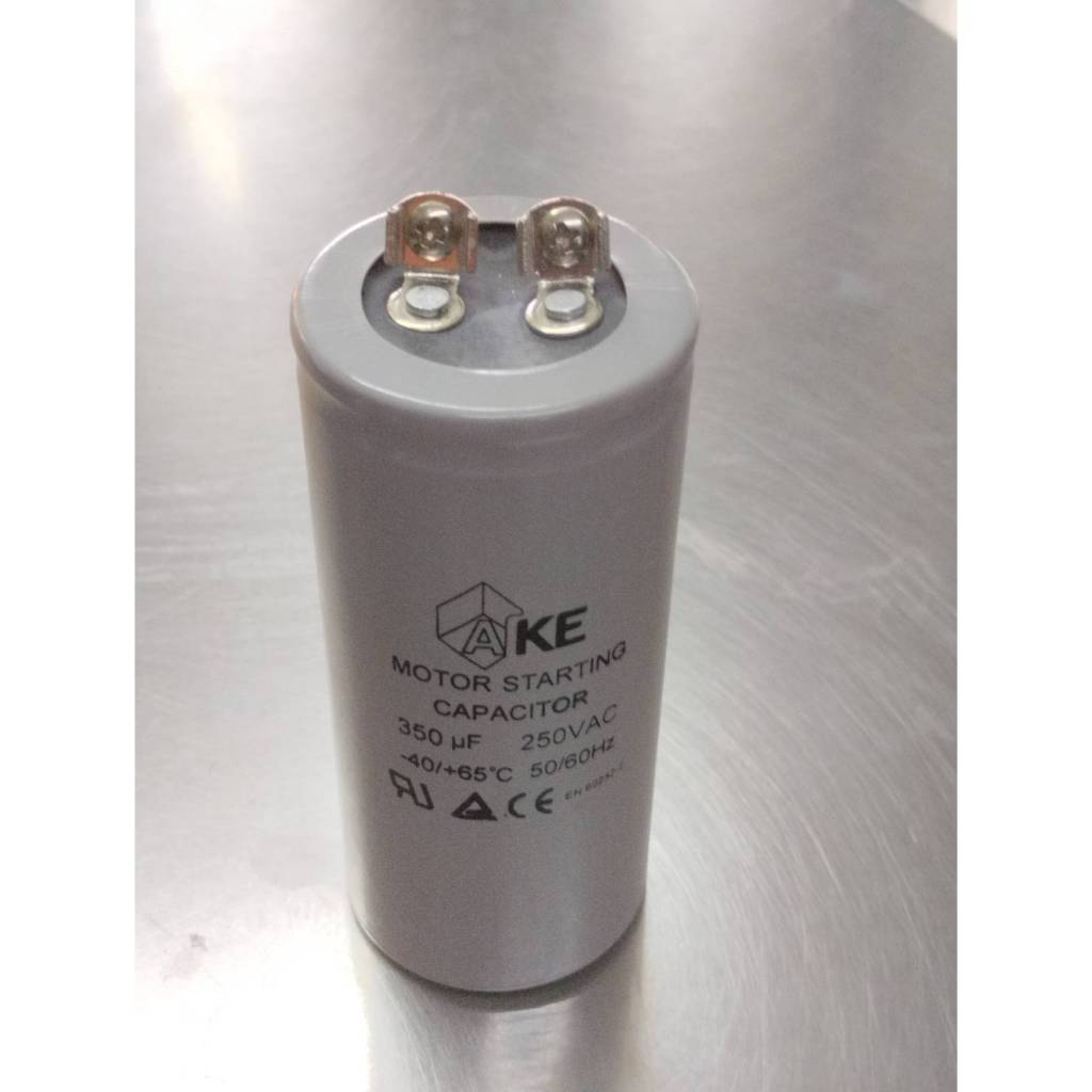 0000980 คาปาซิเตอร์ คอนเดนเซอร์ motor starting capacitor 350 MFD 250 V ...