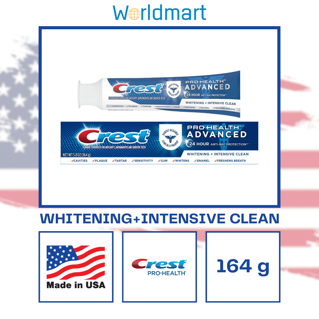 ยาสีฟัน Crest ProHealth Advanced Whitening Intensive Clean นำเข้าจาก ...