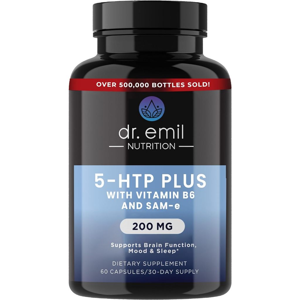 Dr. Emil Nutrition 200 MG 5-HTP Plus Formula for Mood, Stress, and ...