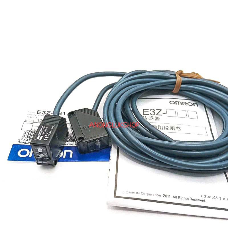 E3Z-T61 E3Z-T81โฟโต้เซ็นเซอร์ ตัวรับ -ตัวส่ง Photoelectric Switch จับวัตถุ ระยะจับ 15เมตร ...