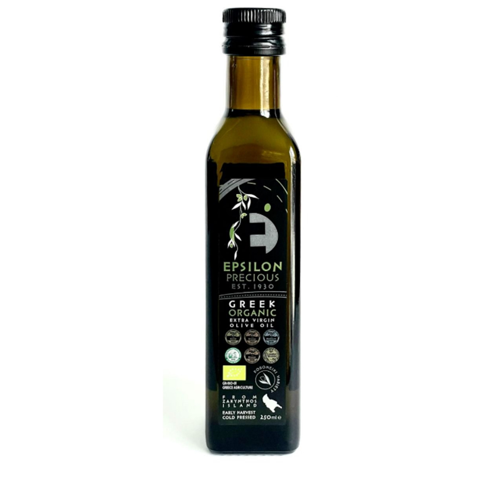 Psilon Precious Greek Organic Extra Virgin Olive Oil 250ml.น้ำมันมะกอกออร์แกนิกเอ็กซ์ตร้า ...