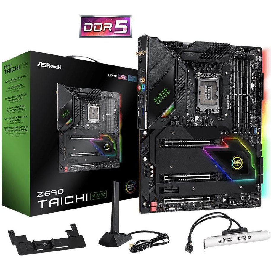 ASROCK Z690 TAICHI RAZER EDITION (LGA 1700) | Shopee Thailand