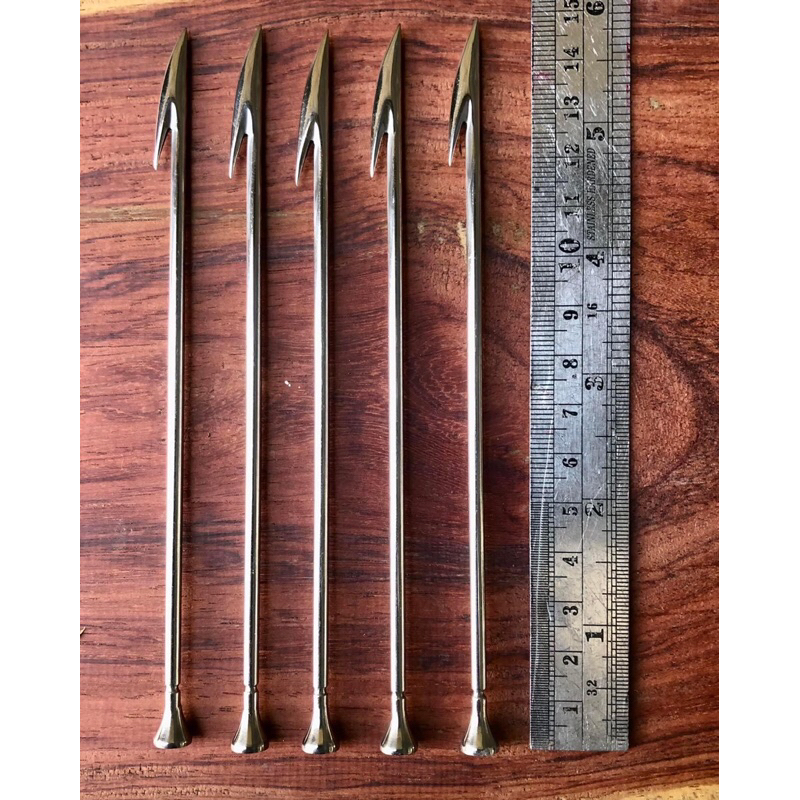 ลูกดอก8mm 15cm.สำหรับยิงปลา สแตนเลสท้ายเหล็ก 1ชุด5ชิ้น | Shopee Thailand