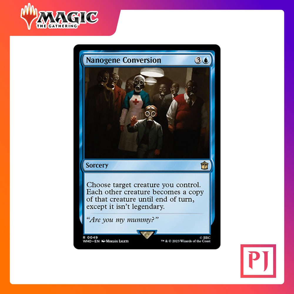 [MTG] Nanogene Conversion [WHO] [BLUE] [RARE] [NORMAL] [ENG] (การ์ดเมจิค / Magic the Gathering ...