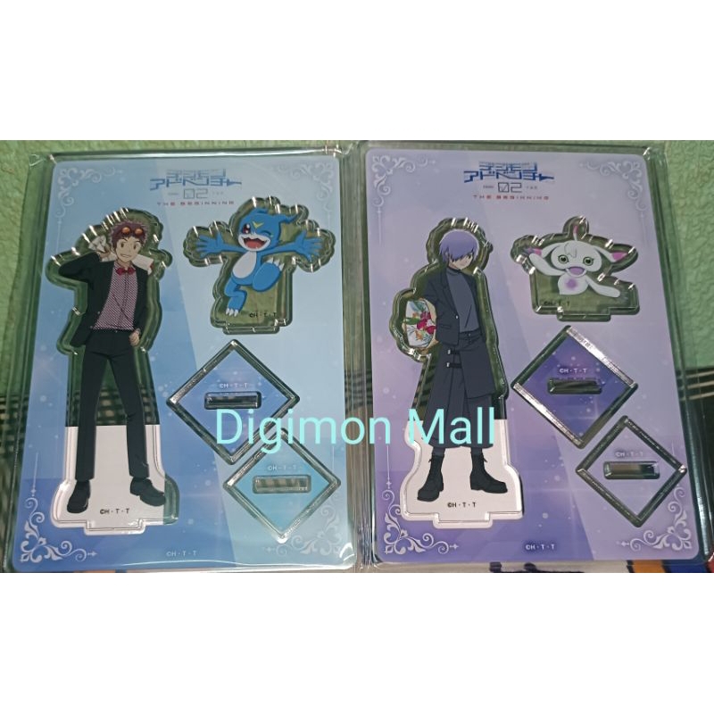 [New] Digimon Acrylic หนาทนทาน Digimon Adventure 02 the Beginning V mon ...