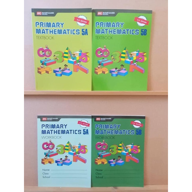 Primary Mathematics Grade 5 ทั้งปีการศึกษา 4 เล่มครบชุด | Shopee Thailand
