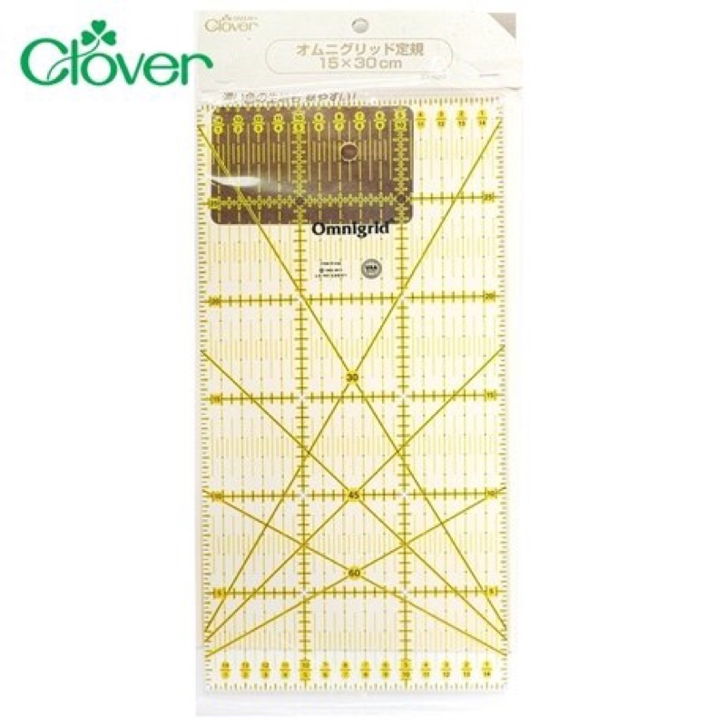 Clover Omnigrid ruler ไม้บรรทัดวัด scale Made in japan | Shopee Thailand