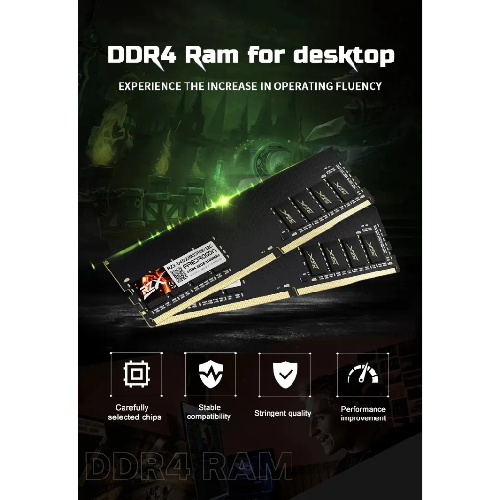 แรม PC DDR4 16GB บัส 3200 | Shopee Thailand