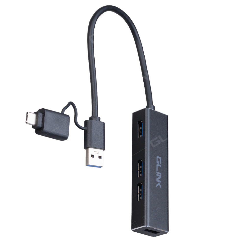 Glink GL-035 Hub Type-C USB3.0 4Port อุปกรณ์เพิ่มช่องต่อ USB3.0 ...
