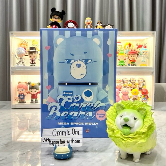 (พร้อมส่ง2วันถึงมือคุณ) POPMART MEGA SPACE MOLLY GRUMPY BEAR 400%+100% ...