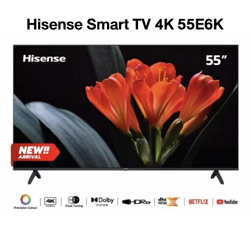 TV LED 55นิ้ว Hisense รุ่น 55E6K | Shopee Thailand