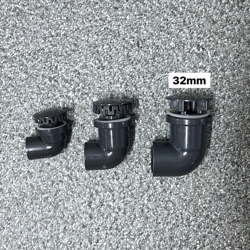 Sanking Elbow Force Drain Bulkhead ข้องอ ท่อเดรน สำหรับทิ้งน้ำแบบปะกบ ...