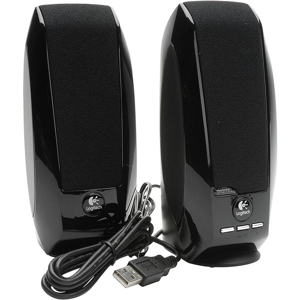 Logitech S-150 USB STEREO SPEAKERS BLACK ลำโพง สีดำ USB โลจิเทค ...