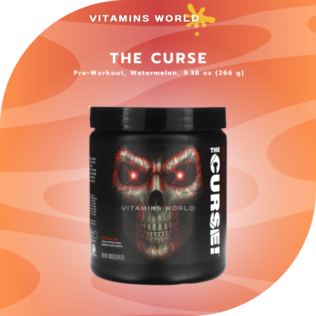 JNX Sports, The Curse, Pre-Workout, Watermelon, 9.38 oz (266 g) (V.3031 ...
