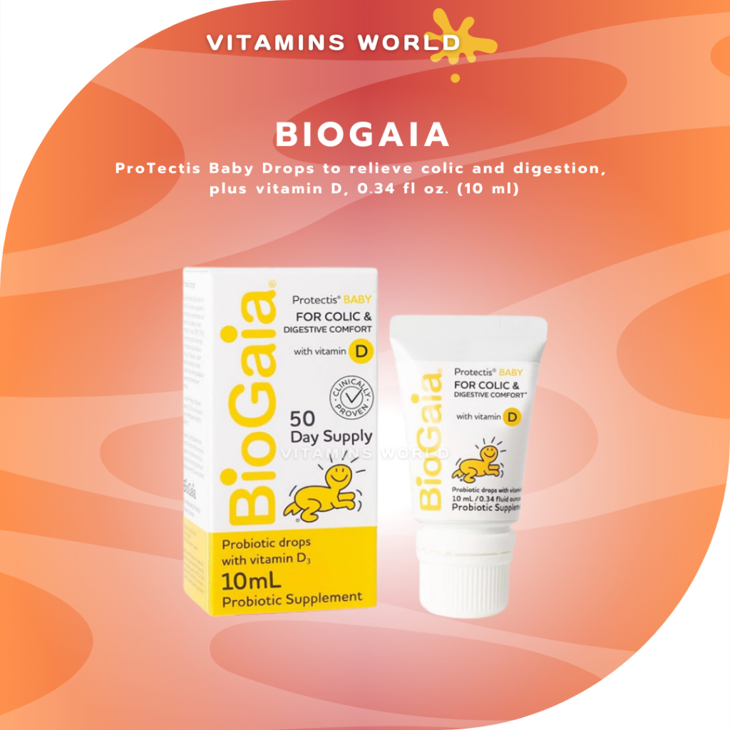 BioGaia, ProTectis Baby Drops to relieve colic and digestion, plus ...