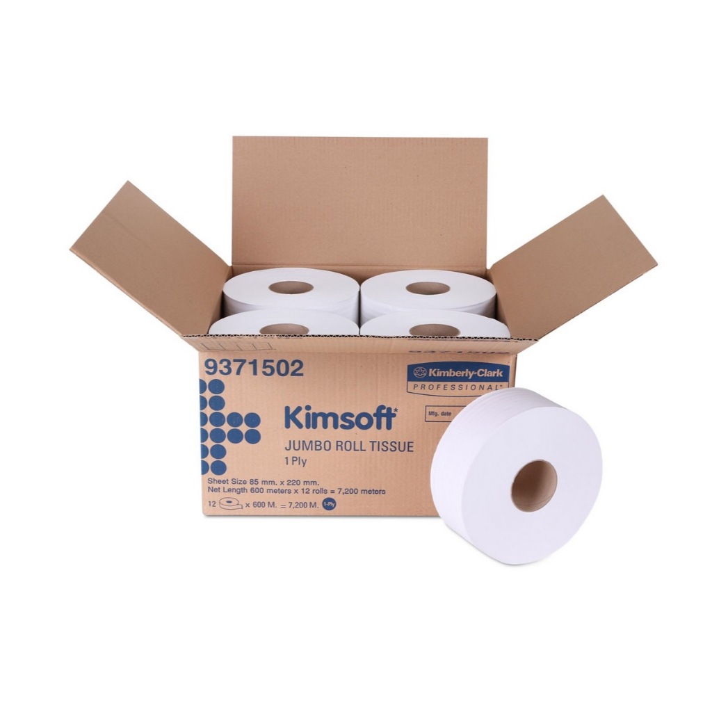 กระดาษชำระม้วนใหญ่ KIMSOFT JRT 1 PLY (93715) | Shopee Thailand