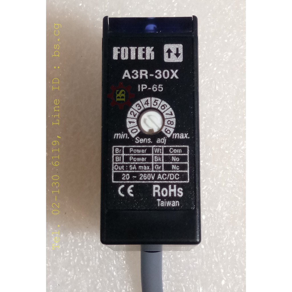 FOTEK : Free Power Photo Sensor A3R-30X *สินค้าเเท้จากไต้หวัน* | Shopee ...