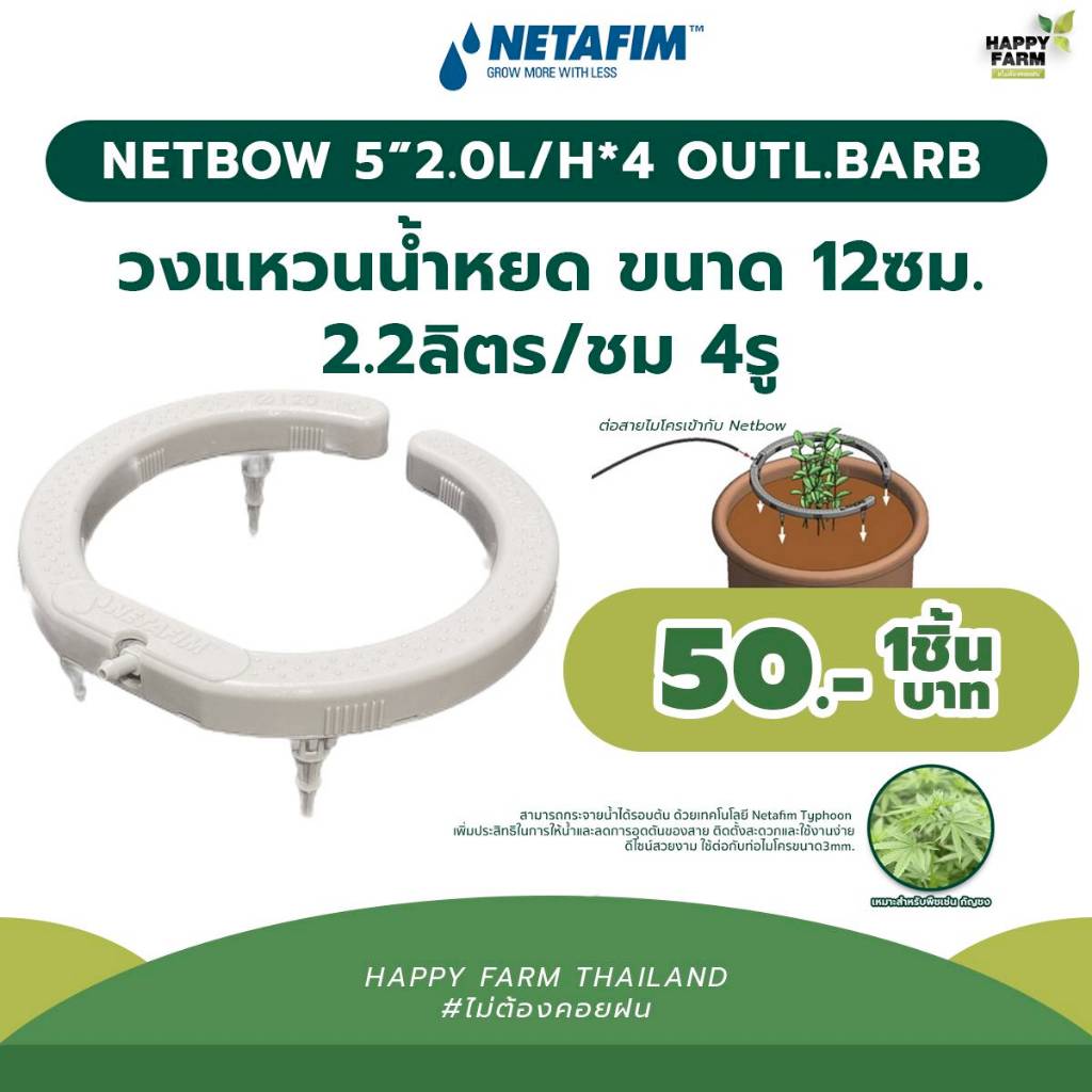 NET BOW วงแหวนหยดน้ำ 5นิ้ว 4 รู | Shopee Thailand