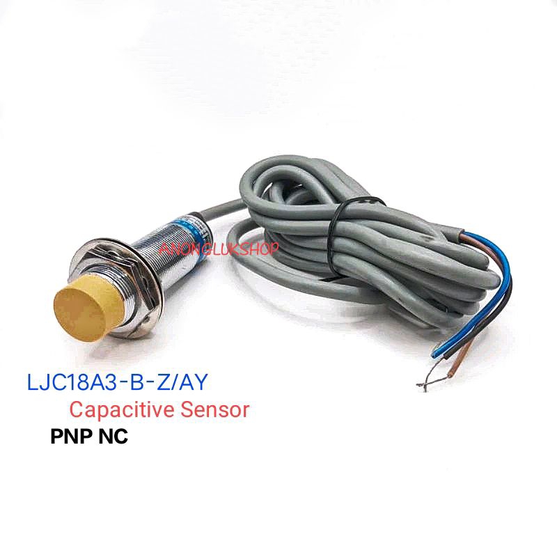 LJC18A3-B-Z/AY Capacitive sensor เป็นเซ็นเซอร์ M18 ชนิด PNP NC ระยะจับ ...