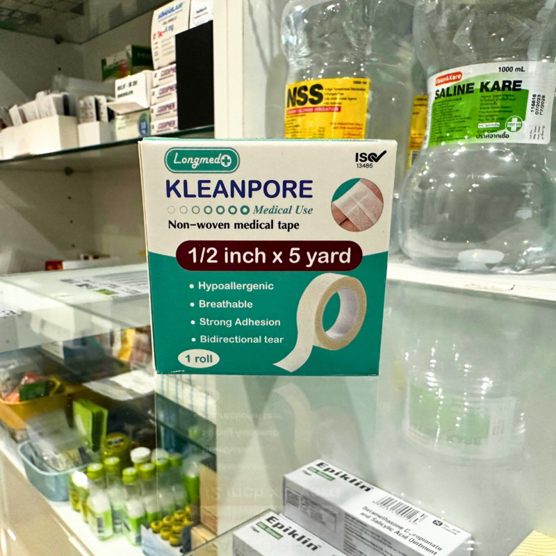 3M Nexcare Micropore Transpore ไมโครพอร์ ทรานสพอร์ / Longmed Kleantrans ...