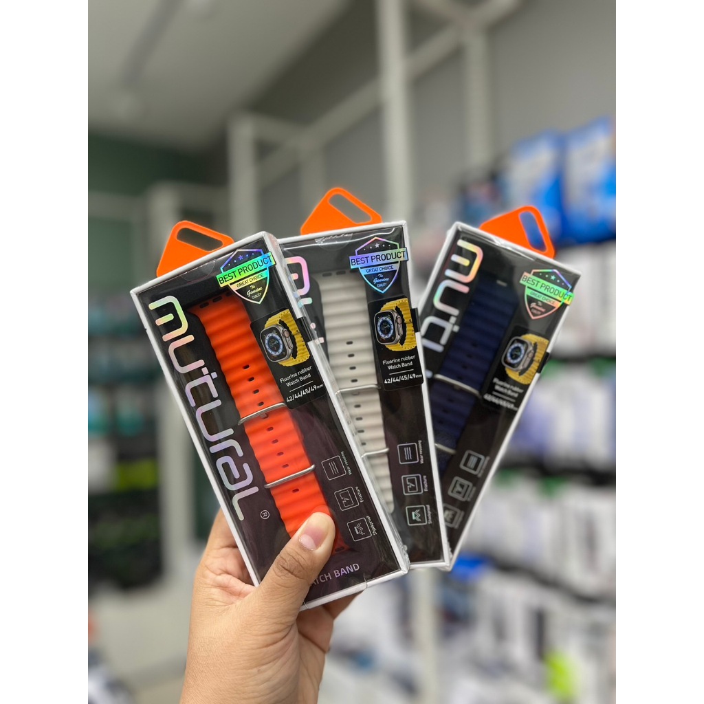 Mutural HAIYANG Series สายนาฬิกาซิลิโคนแบบแม่เหล็กเหลวสำหรับ 42/44/45 ...