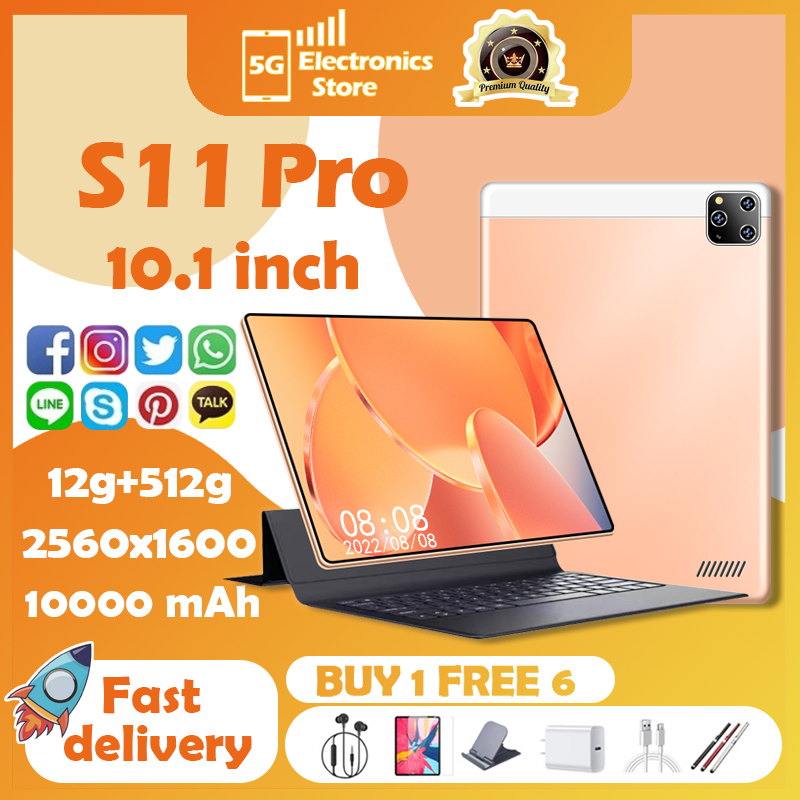 NUMVIBE S11 Tablet PC 12GB RAM + 512GB ROM Dual SIM LTE WiFi 5G แท็บเล ...