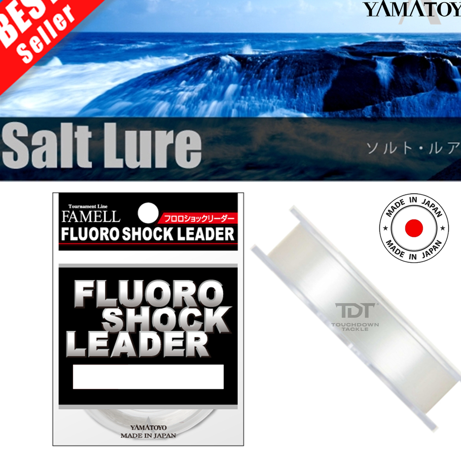 YAMATOYO FAMELL FLUORO SHOCKLEADER 100% สายช็อคหน้า นุ่ม เหนียว ใส Made In Japan อย่างจ๊าบบบบบ ...