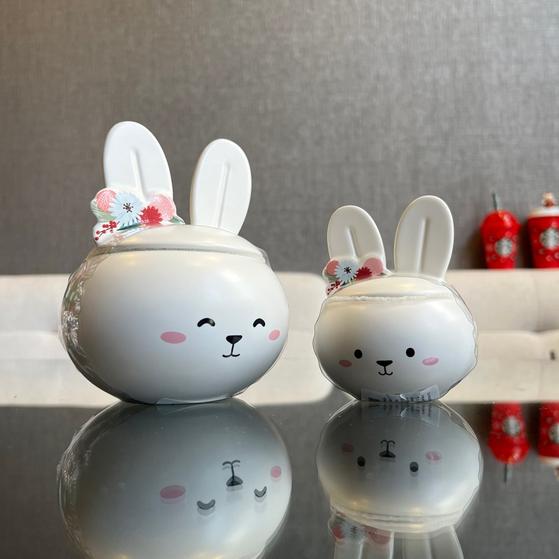 Starbucks Rabbit Face mug 12oz. and 3oz. แก้วมัคกระต่ายคอลเลคชั่นปีใหม่ ...