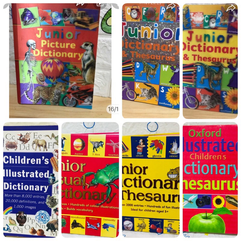 Junior Picture Dictionary รวมปกหนังสือความรู้ปก2มิติ(มือสอง)-BB2 ...